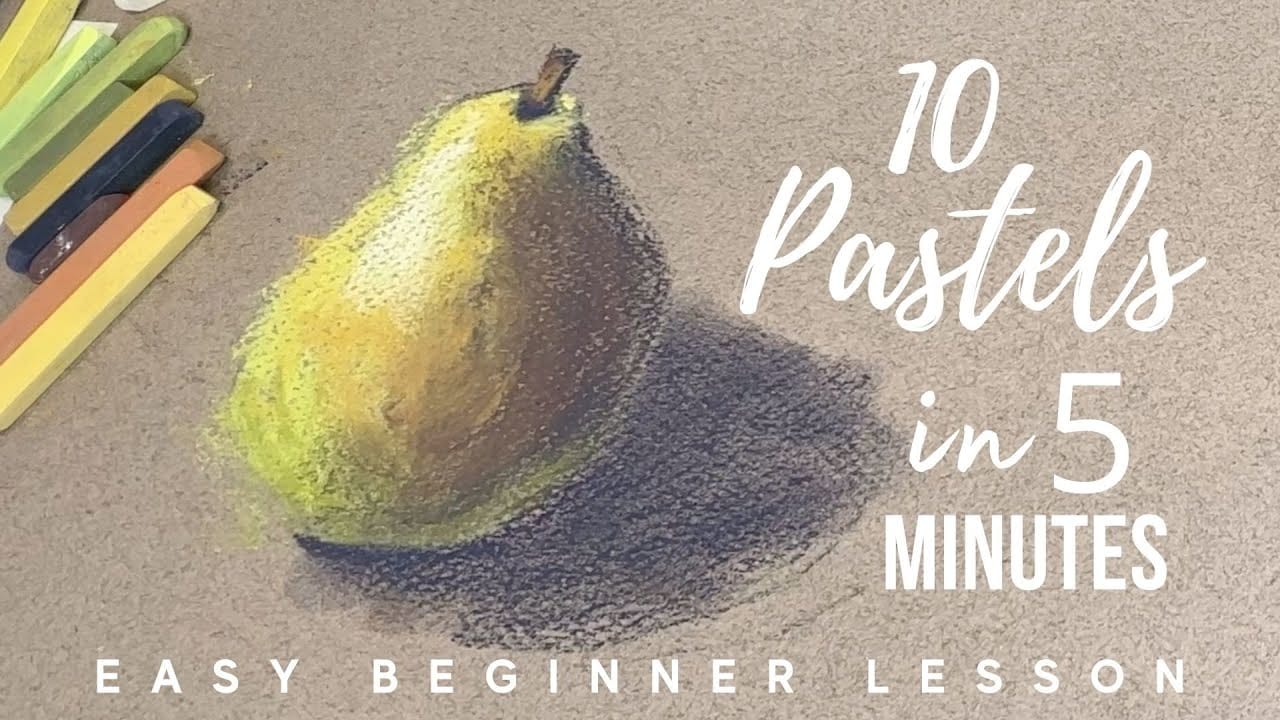 EASY Beginner Pastel Painting Tutorial - 10 Pastels in Only 5 Minutes ...